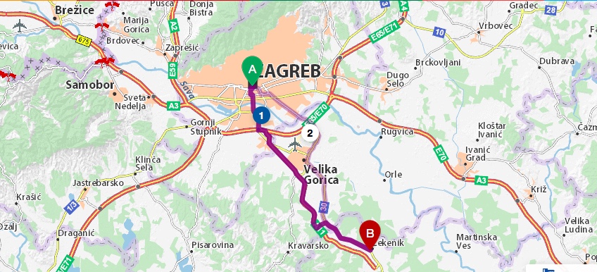 mapa – Ordinacija dentalne medicine - Dubravka Matančević